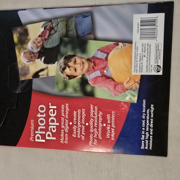 walgreens | Office | Premium Glossy Photo Paper 85 X 1 Inches 25 Sheets ...
